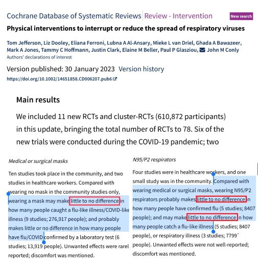Australian Politics Forum - Masks in hospital, don't work