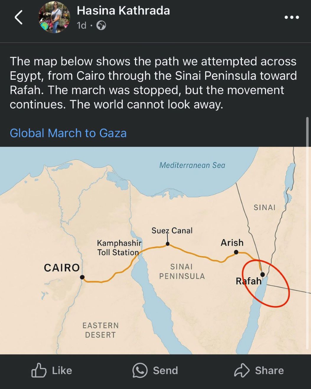 Australian Politics Forum - Global march to Gaza