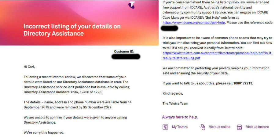 Australian Politics Forum - 130,000 Telstra customers’ data released